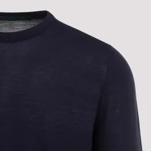 Kiton Knitted Crewneck Pullover - Black