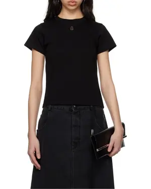 Alexander McQueen Skull Embroidered Crewneck T-shirt