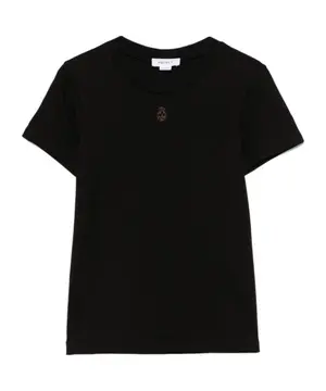 Alexander McQueen Skull Embroidered Crewneck T-shirt - Black