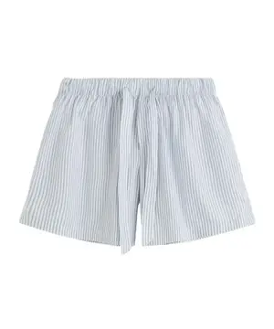 TEKLA Striped Pajamas - White