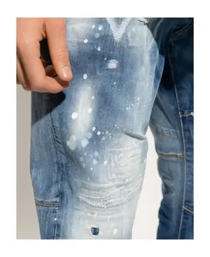 Dsquared2 Eviction Notice Cropped Jeans