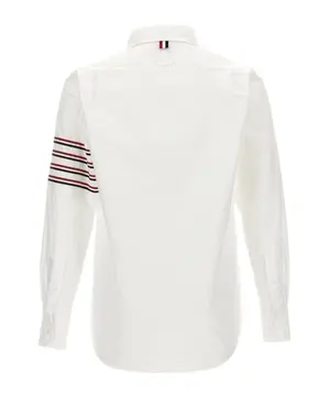 Thom Browne 4-bar Stripe Detailed Buttoned Shirt