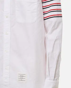 Thom Browne 4-bar Stripe Detailed Buttoned Shirt
