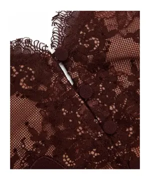 SELF-PORTRAIT Lace-embellished Slip Dress