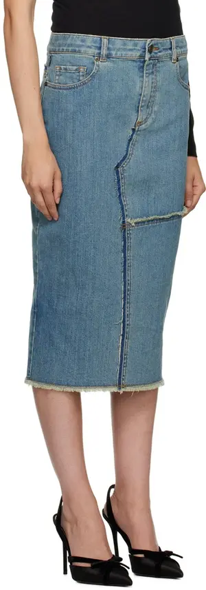 TOM FORD Denim Midi Skirt