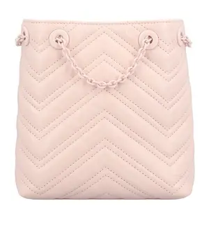 Gucci Gg Marmont Nano Bucket Bag - Pink