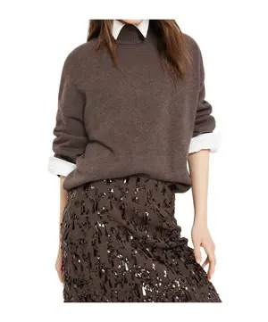 Brunello Cucinelli Long Sleeve Turtleneck Sweater