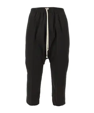 Rick Owens Drawstring High Waist Pants
