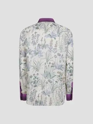 Gucci Printed Silk Twill Shirt