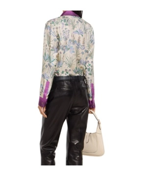 Gucci Printed Silk Twill Shirt