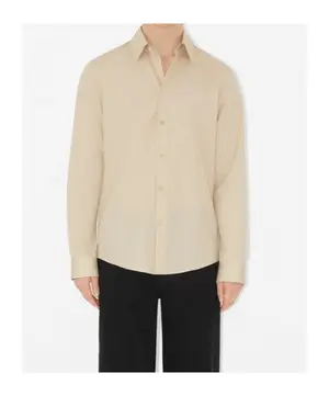Burberry Ekd-embroidered Long Sleeved Shirt