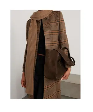 Saint Laurent Appliquéd Ribbed Cashmere Scarf