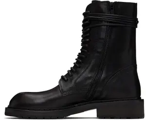 ANN DEMEULEMEESTER Danny Lace-up Ankle Boots