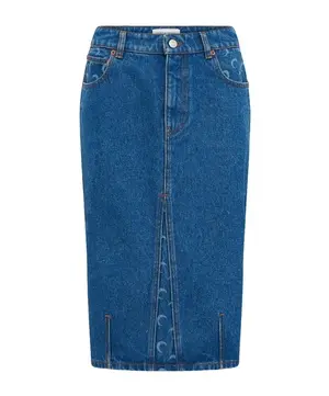 Marine Serre Button Detailed Skirts