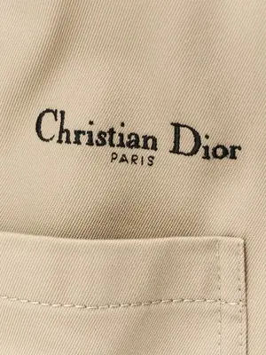 Dior Double Breasted Belted Fitted Jacket