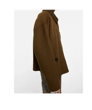 Acne Studios Zip-up Long Sleeved Jacket - Brown