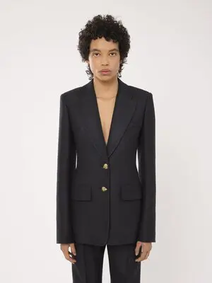 Chloé Single-breasted Tailored Jacket - Black