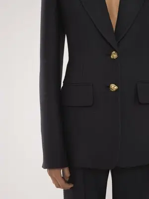 Chloé Single-breasted Tailored Jacket - Black