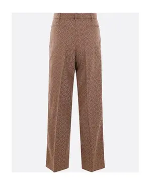 MARINE SERRE Moon Diamant Pattern Trousers