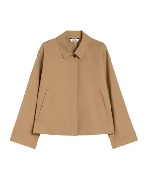 Max Mara Buttoned Coat - Camel