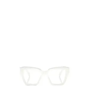 Prada Cat Eye Eyeglasses - White
