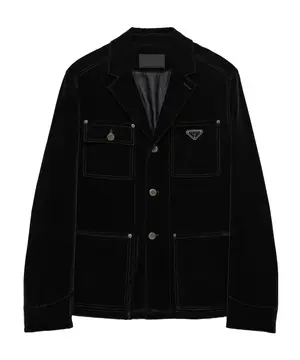 Prada Velvet Denim Blouson