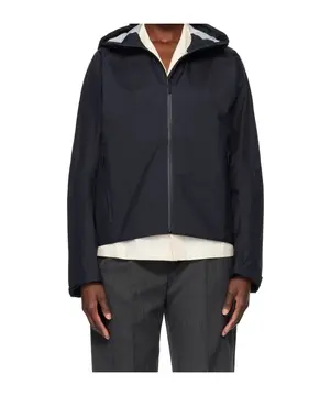 Canada Goose Horizon Zip-up Hooded Windbreaker - Black