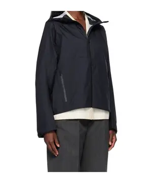 Canada Goose Horizon Zip-up Hooded Windbreaker - Black