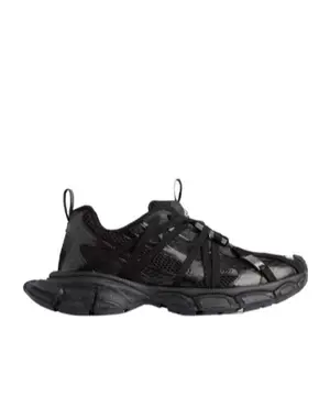 Balenciaga 3xl Extreme Laces B Sneakers - Black