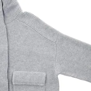 Brunello Cucinelli Ribbed Knit Lapel Cardigan With Pockets