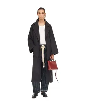 Loewe Oversize Belted Coat In Cashmere And Silk