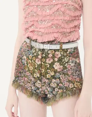 Valentino Garavani Vlogo Signature Belt - White