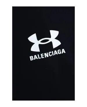 Balenciaga Logo Printed Zip-up Windbreaker