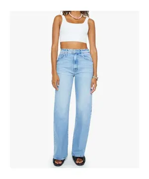 MOTHER High-waist Wide-leg Jeans - Blue