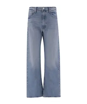 MOTHER High-waist Wide-leg Jeans