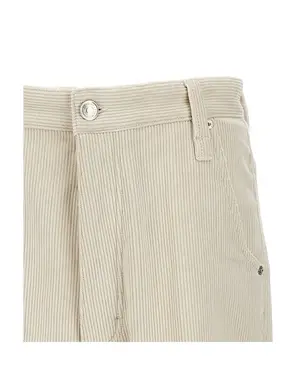 AMI Paris Corduroy Straight Leg Trousers
