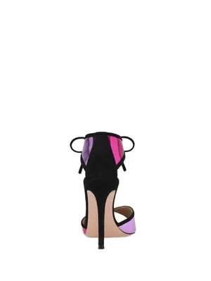 GIANVITO ROSSI Pointed Toe Ankle Strap Stiletto Sandals