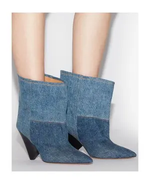 Isabel Marant Étoile Miyako Cowboy Boots - Blue