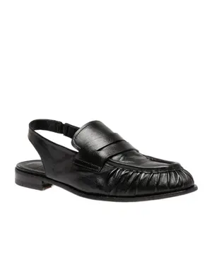 Officine Creative Leather Slingback Loafers