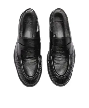 Officine Creative Leather Slingback Loafers