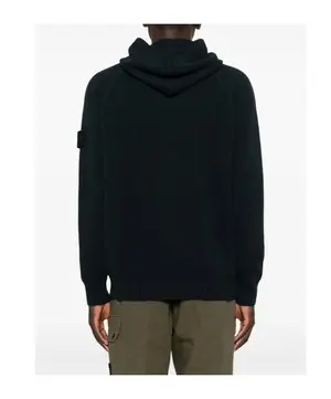 Stone Island Hooded Zip-up Jumper