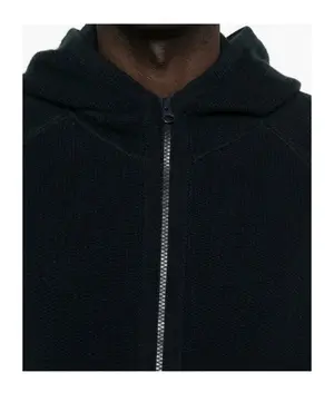 Stone Island Hooded Zip-up Jumper - Blue