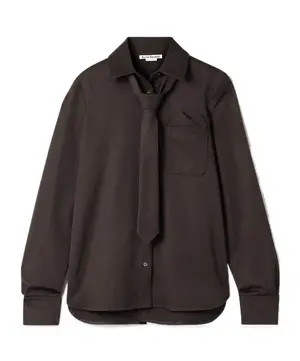 Acne Studios Long Sleeve Shirt With Matching Tie