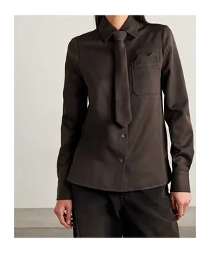 Acne Studios Long Sleeve Shirt With Matching Tie