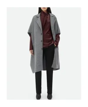 Bottega Veneta Wool Cashmere Single-breasted Coat