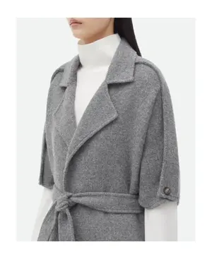Bottega Veneta Wool Cashmere Single-breasted Coat