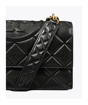 Tory Burch Fleming Convertible Shoulder Bag - Black