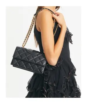 Tory Burch Fleming Convertible Shoulder Bag - Black