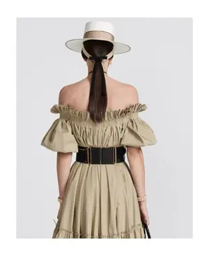 Dior Saddle Belt With D-ring Detail
