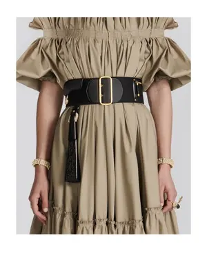 Dior Saddle Belt With D-ring Detail